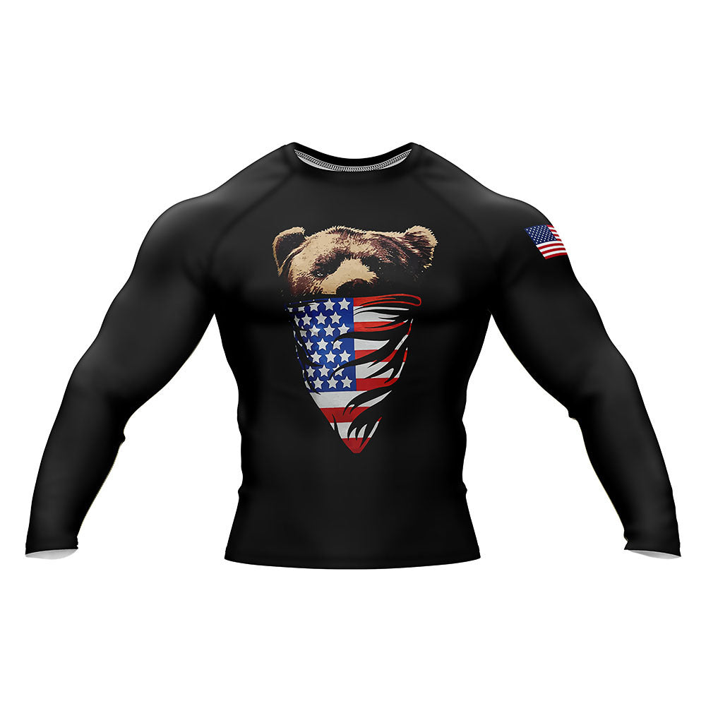 American Flag Rash Guard