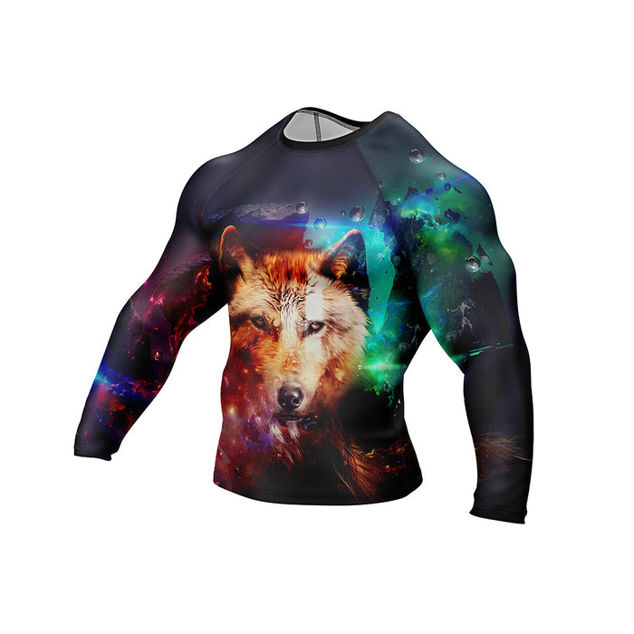 Galaxy Wolf Rash Guard — Rox Gear